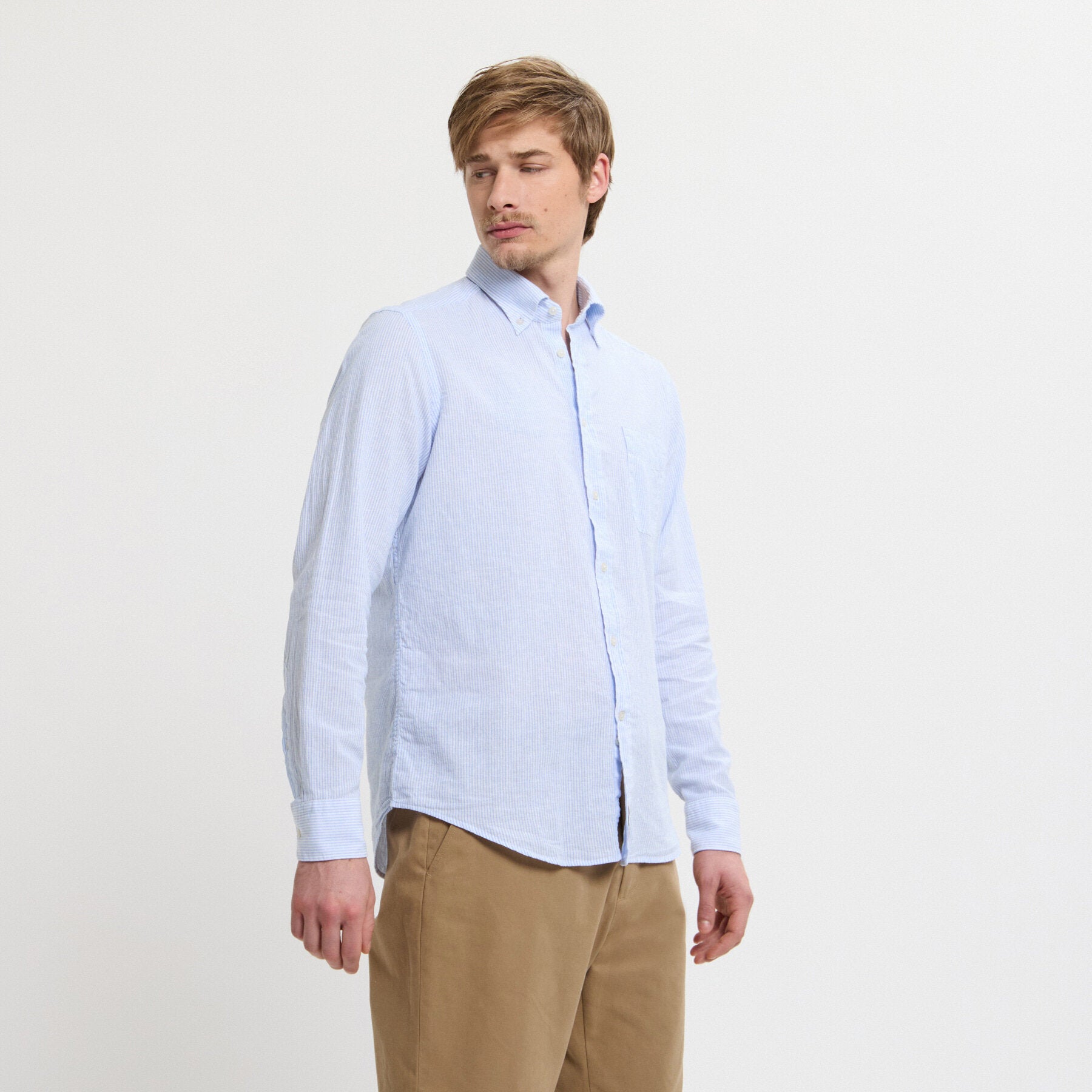 Camicia maniche lunghe a righe Bradford – BD Baggies