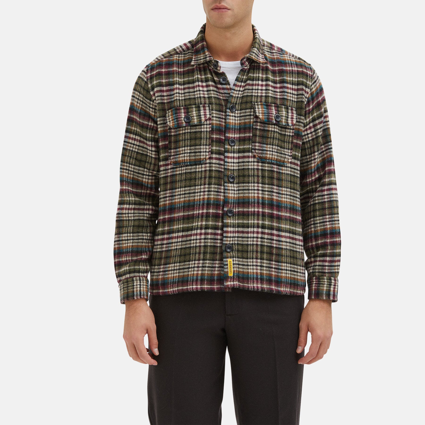 Overshirt with madras pattern – BD Baggies